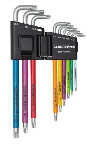 Gedore Red Allen key set 9-pieces TX T10-T50 – FMK Vehicle Solutions